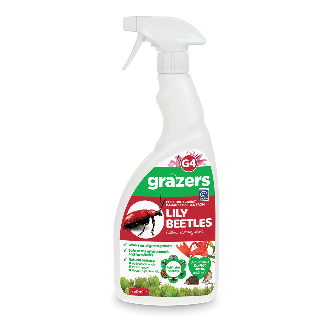 Grazers Lily Beetle Deterrent - 750ml Ready-To-Use